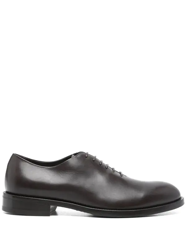 Canali Leather Oxford Shoes