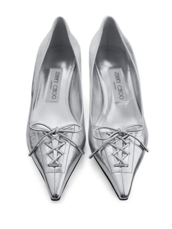 JIMMY CHOO Scarlett 50 Pumps - Silver