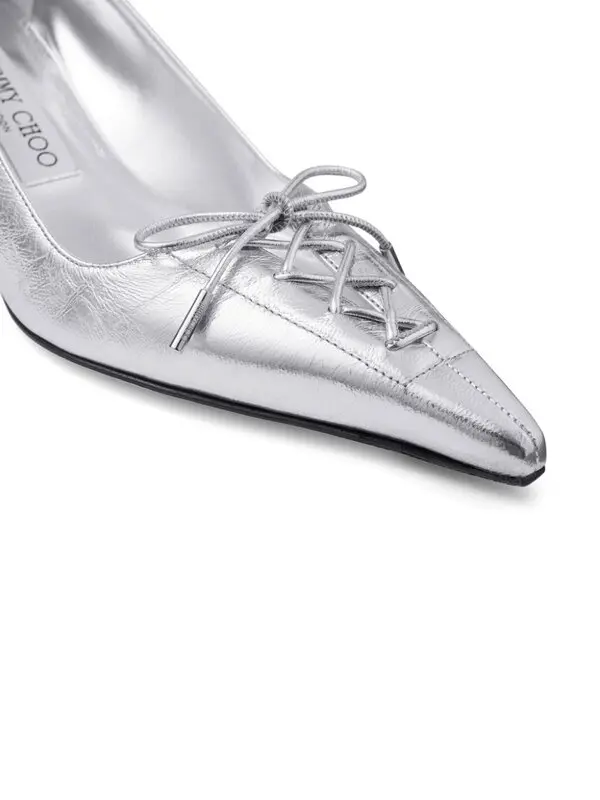 JIMMY CHOO Scarlett 50 Pumps - Silver