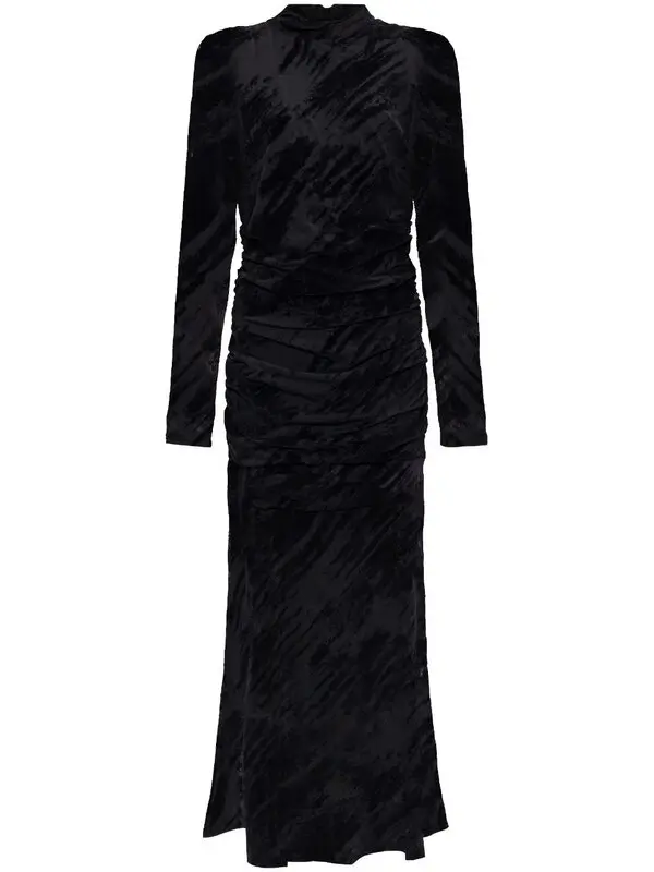 GESTUZ Long-sleeved Ankle-length Dress