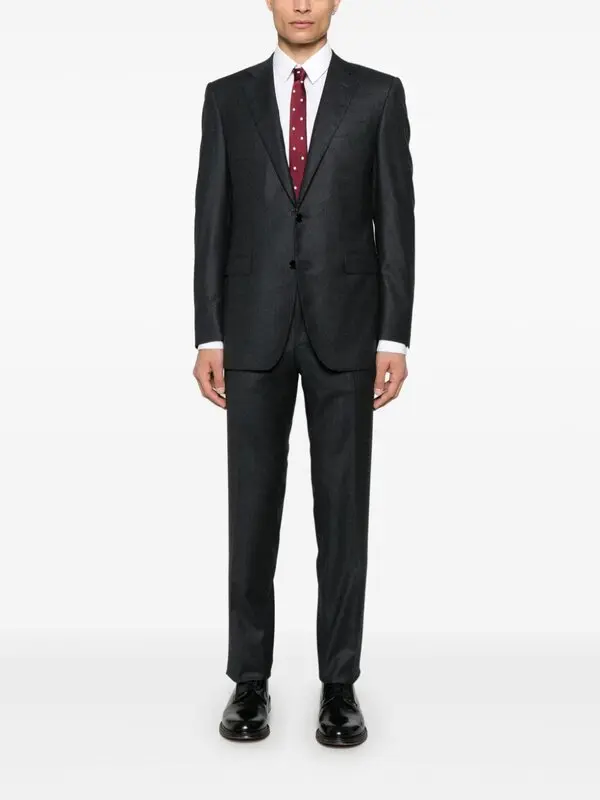 Canali Pinstriped Suit - Grey