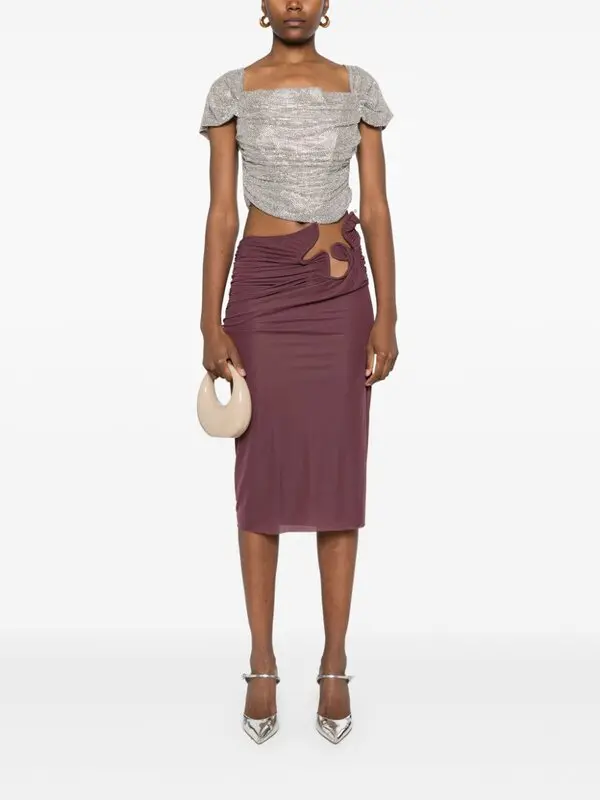 Giuseppe Di Morabito Crystal-embellished Top