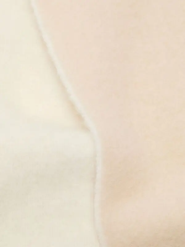 Acne Studios Logo-patch Fringed Scarf - White