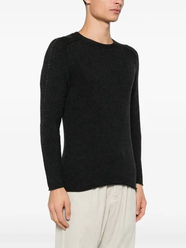 Transit Virgin Wool Round-neck Sweater - Grey