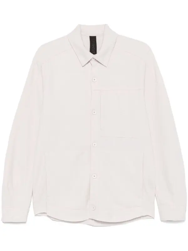 Transit Virgin Wool Button-up Overshirt