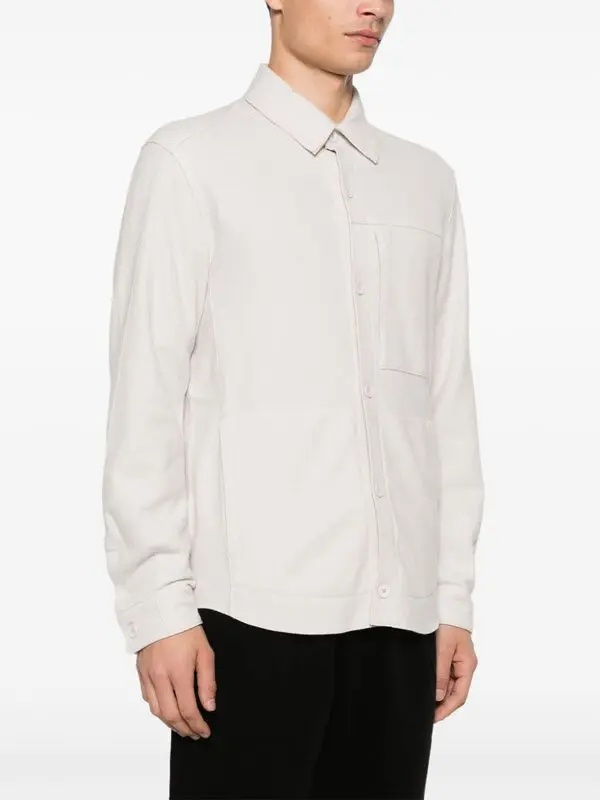 Transit Virgin Wool Button-up Overshirt