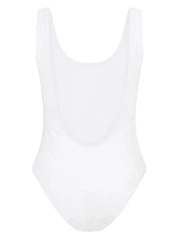 LET'S SWIM Jacquard Towelling Swimsuit
