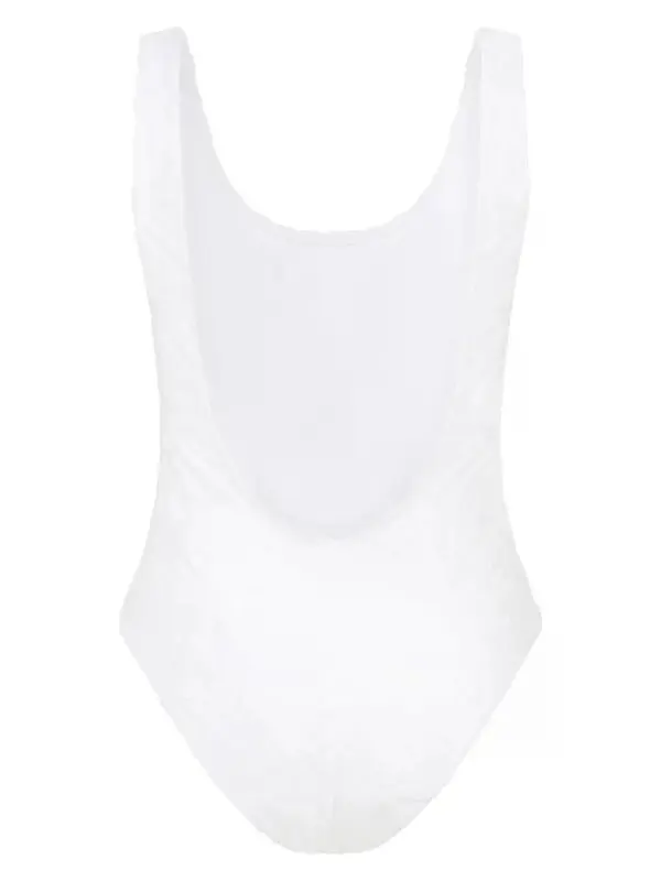 LET'S SWIM Jacquard Towelling Swimsuit