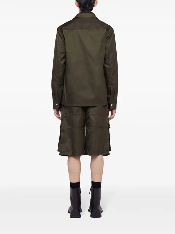 JIL SANDER Zip-up Shirt Jacket - Green