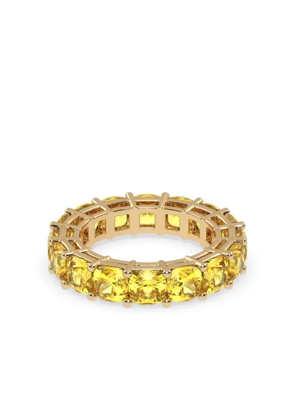 VEYNOU 18kt Recycled Gold Helia Diamond Eternity Ring - Yellow