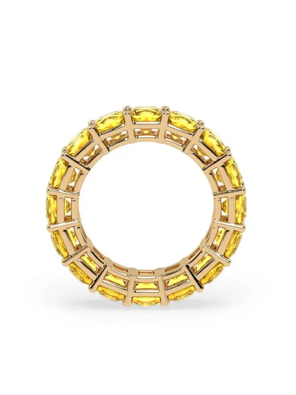VEYNOU 18kt Recycled Gold Helia Diamond Eternity Ring