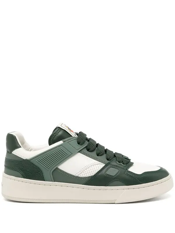 Bally Panelled Leather Sneakers