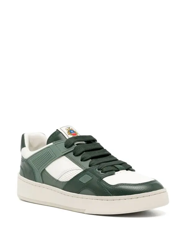 Bally Panelled Leather Sneakers