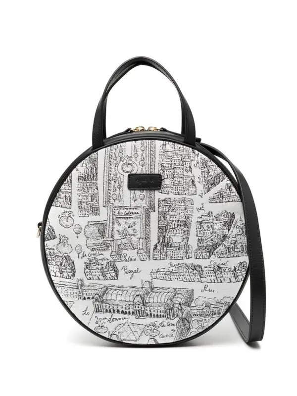 AGNÈS B. Motif Embroidery Bag