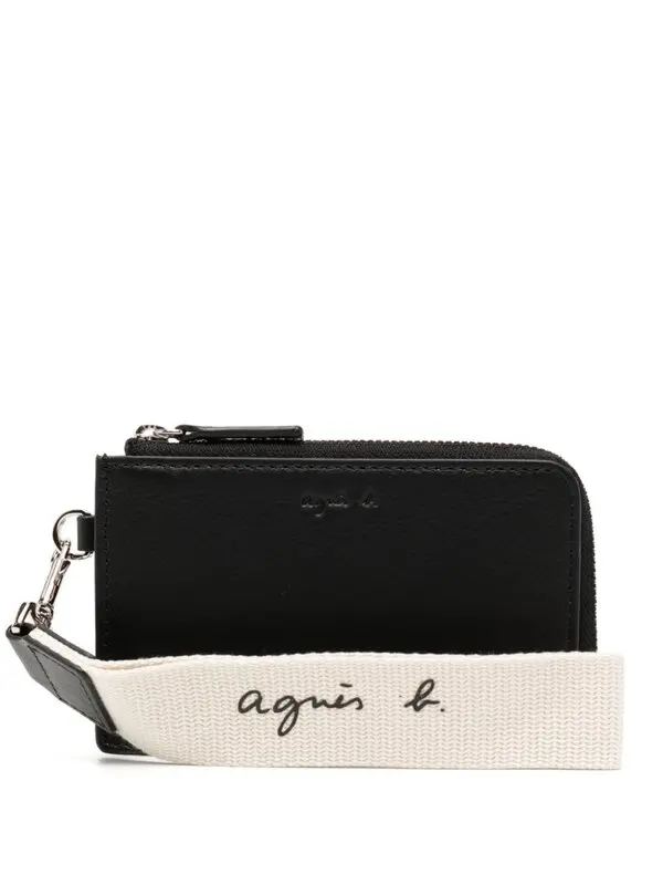 AGNÈS B. Leather Wallet - Black