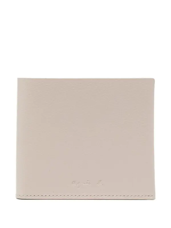 AGNÈS B. Leather Wallet - Grey