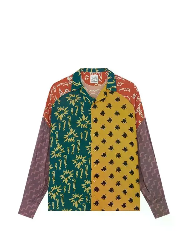 DONDE ESTEBAN Estrellitas Printed Shirt - Green