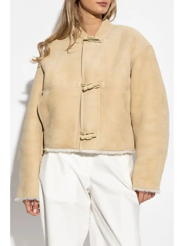 Jacquemus Telo Cropped Shearling Jacket