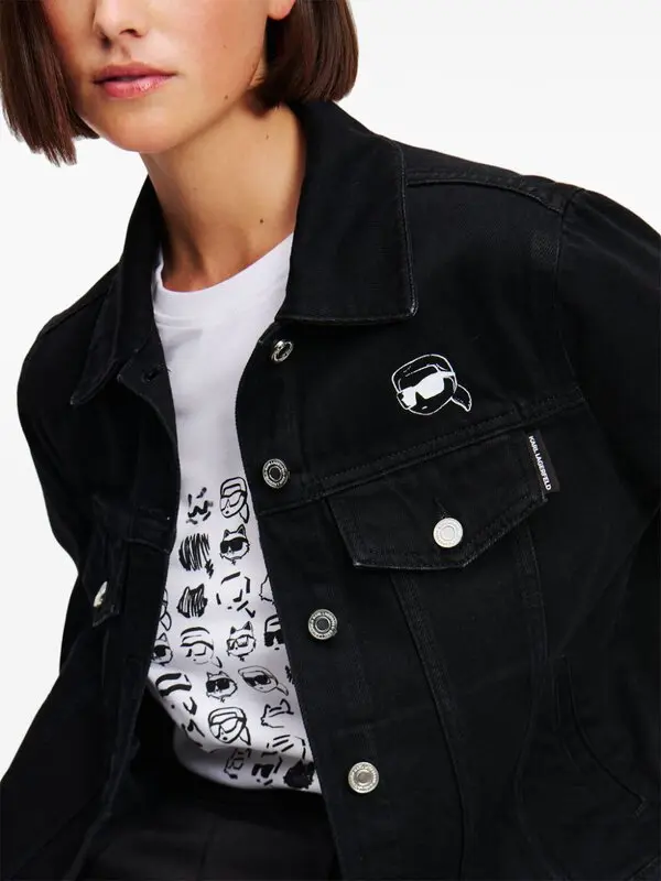 Karl Lagerfeld Ikon Denim Trucker Jacket