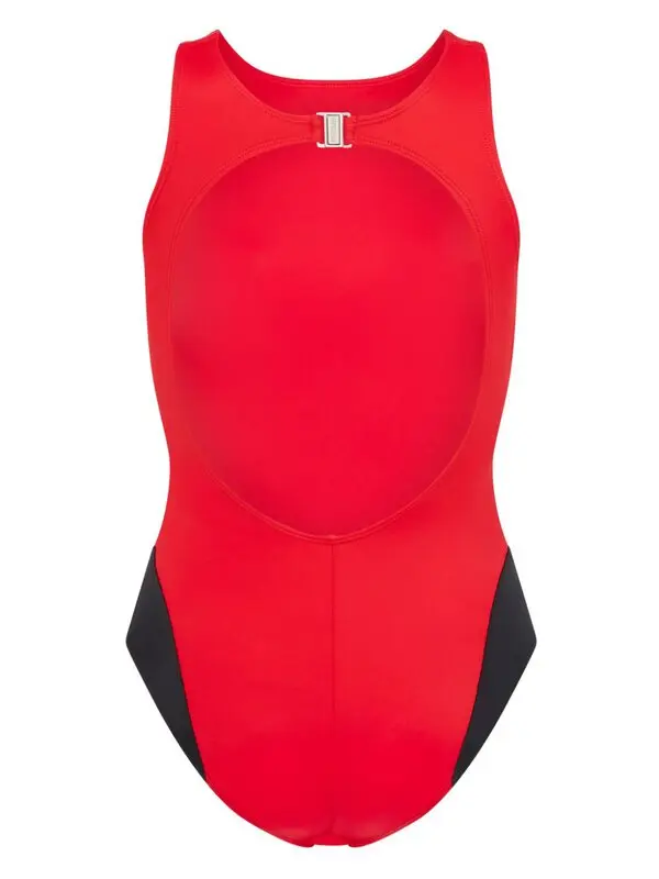 LET'S SWIM Open-back Swimsuit