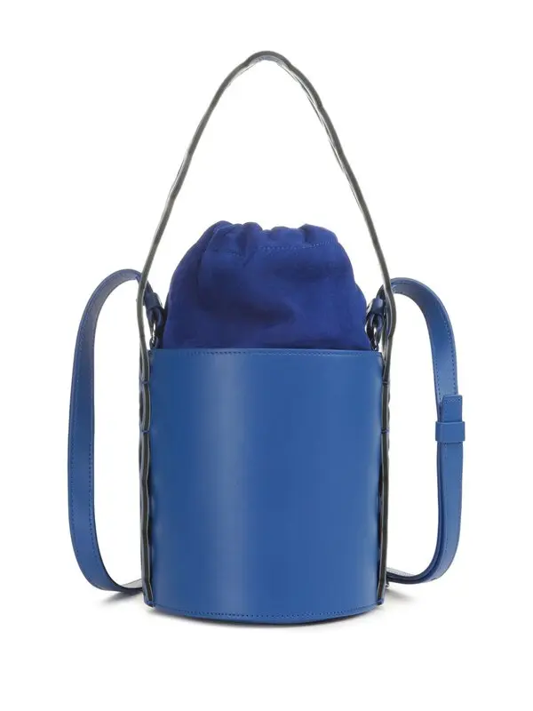SERGIO ROSSI Sr Mermaid Bucket Bag - Blue