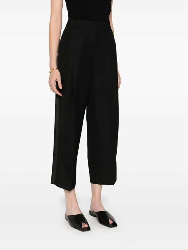 TOTEME Pleated Trousers - Black