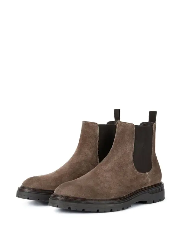 Boggi Milano Suede Leather Ankle Boots Men main image 3