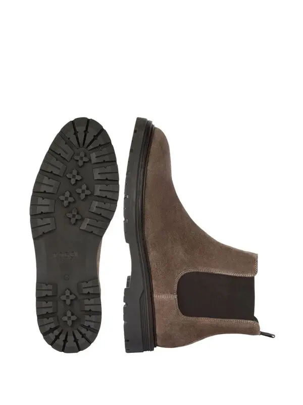 Boggi Milano Suede Ankle Boots In Neutrals - 35% Off  display picture 1