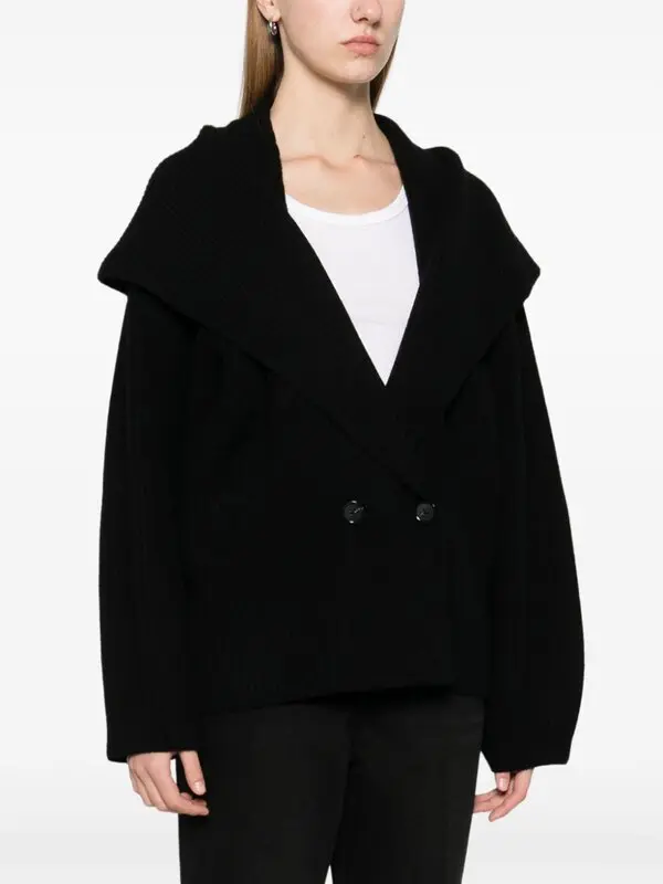 TOTEME Shawl-lapels Cardigan - Black