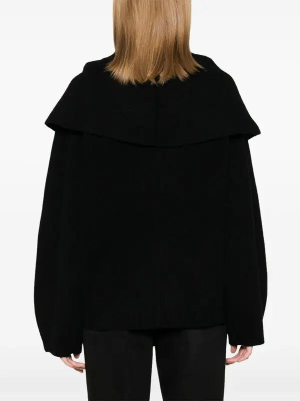 TOTEME Shawl-lapels Cardigan - Black