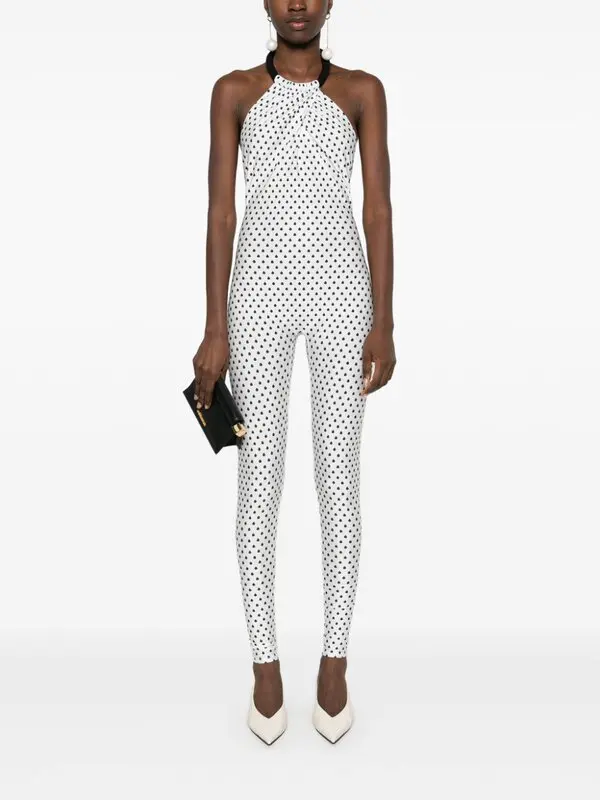 ATU BODY COUTURE Polka Dot Print Jumpsuit