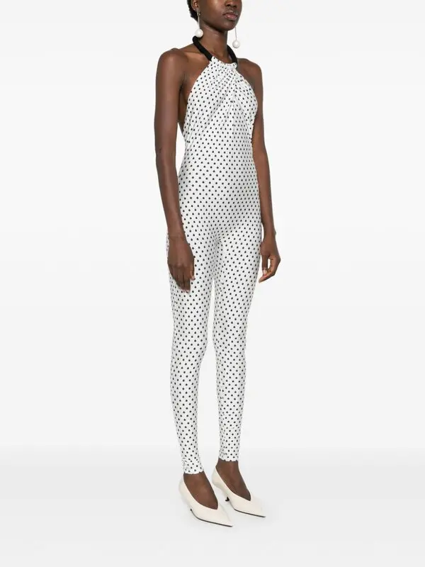 ATU BODY COUTURE Polka Dot Print Jumpsuit