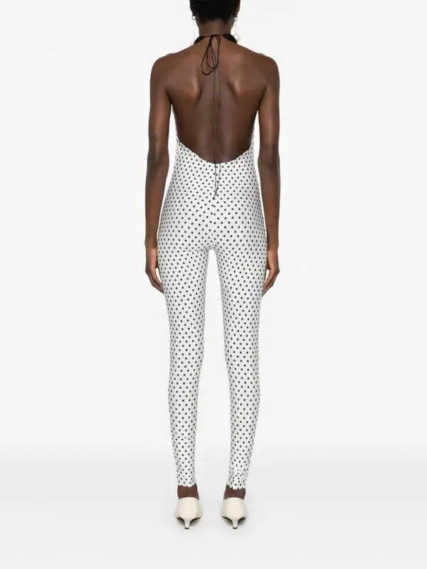 ATU BODY COUTURE Polka Dot Print Jumpsuit