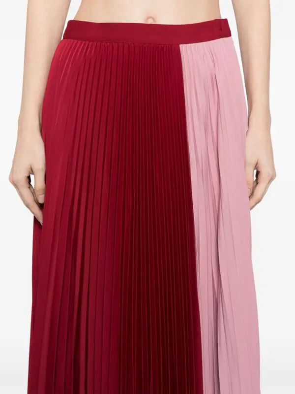 Maison Kitsuné Pleated Midi Skirt