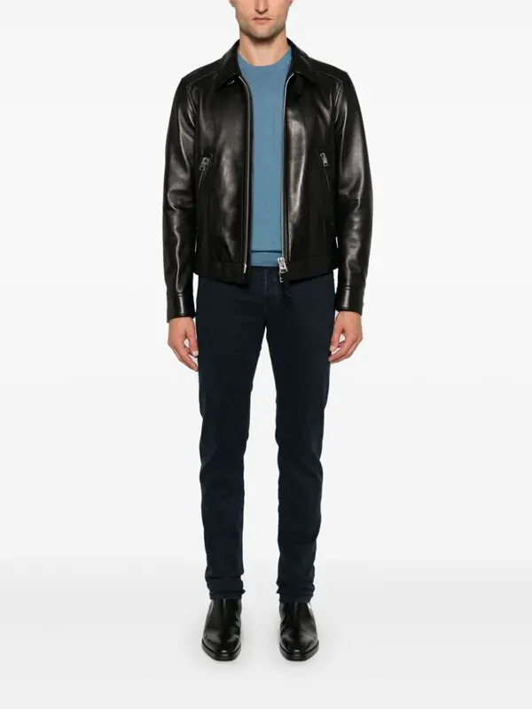 Canali Crew-neck Sweater - Blue