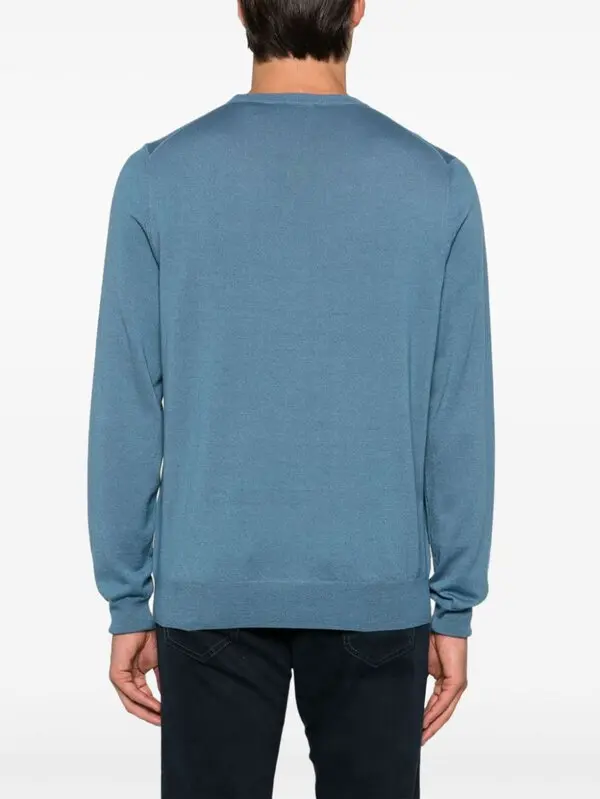 Canali Crew-neck Sweater - Blue