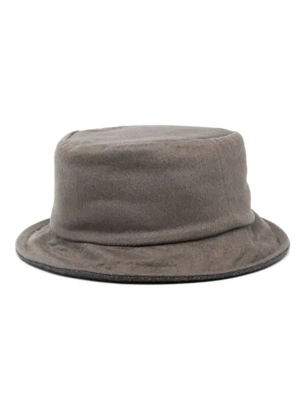 Canali Wool Bucket Hat - Grey