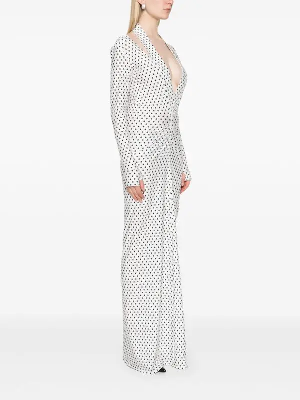 ATU BODY COUTURE Polka Dot Maxi Dress