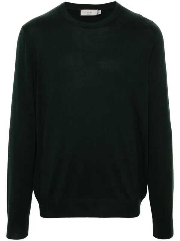 Canali Crew-neck Sweater - Green