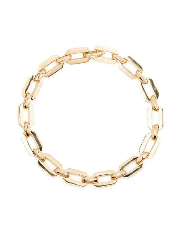 Shay 18k Yellow Flat Geo Chain Bracelet - Gold