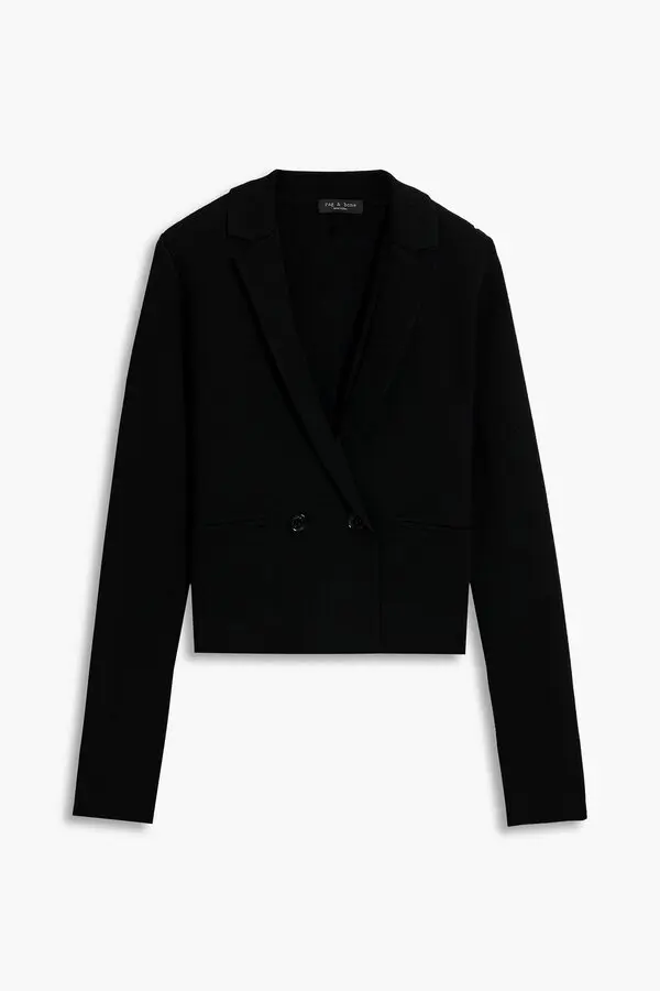 Rag & Bone Joy Double-breasted Merino Wool-blend Blazer