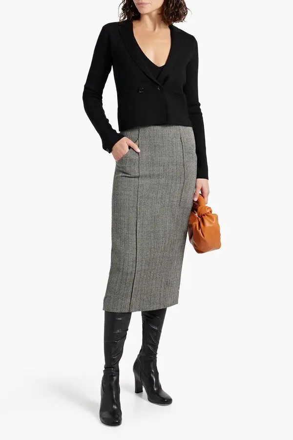 Rag & Bone Joy Double-breasted Merino Wool-blend Blazer