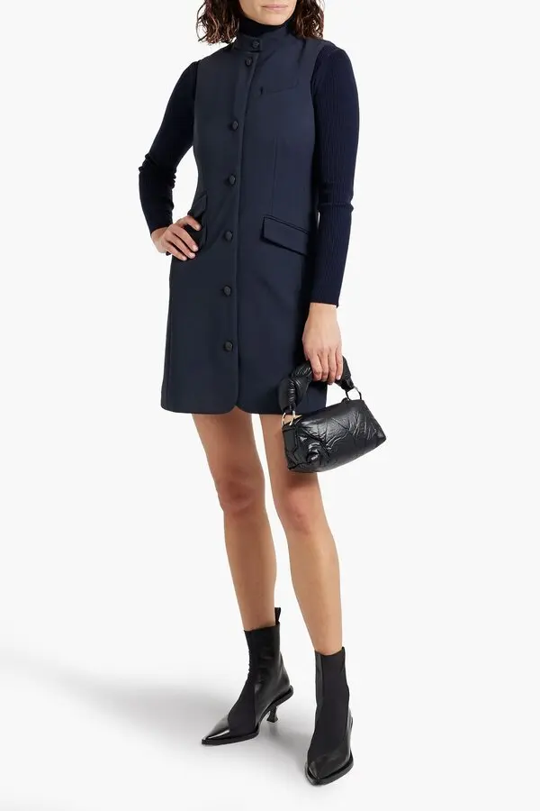 Rag & Bone Slade Twill Mini Dress - Navy