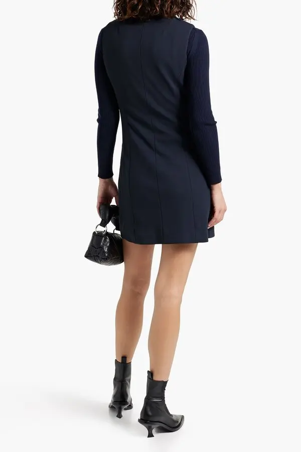Rag & Bone Slade Twill Mini Dress - Navy