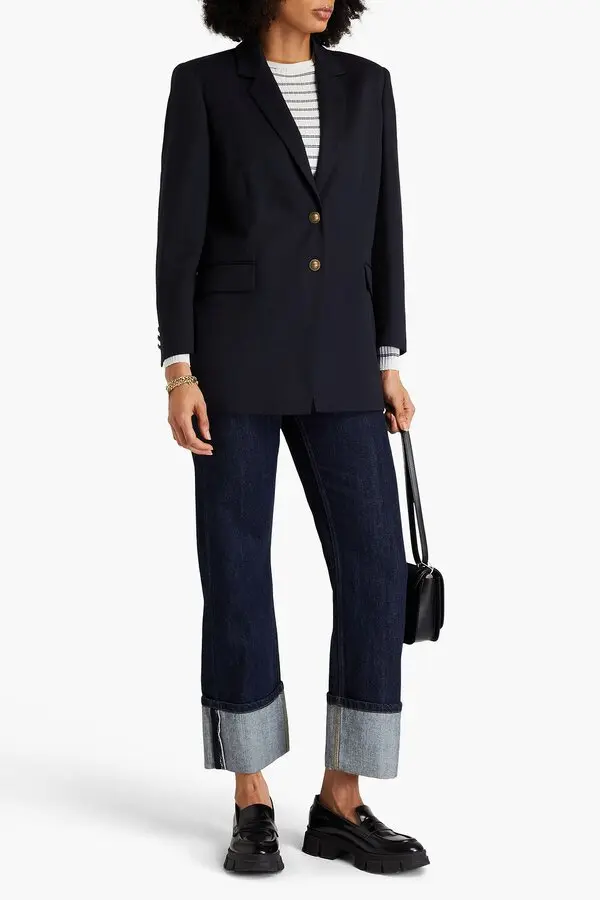 FRAME Wool-blend Twill Blazer