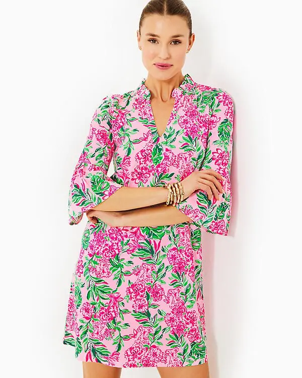 Lilly Pulitzer® Hayes Easy Fit Dress - Conch Shell Pink Koala La La