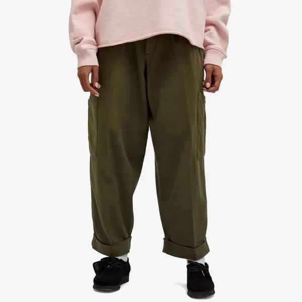 You Must Create Grease Wide Trousers - Olive
