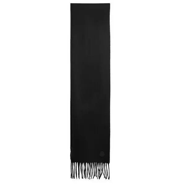 Moncler Cashmere Scarf - Black