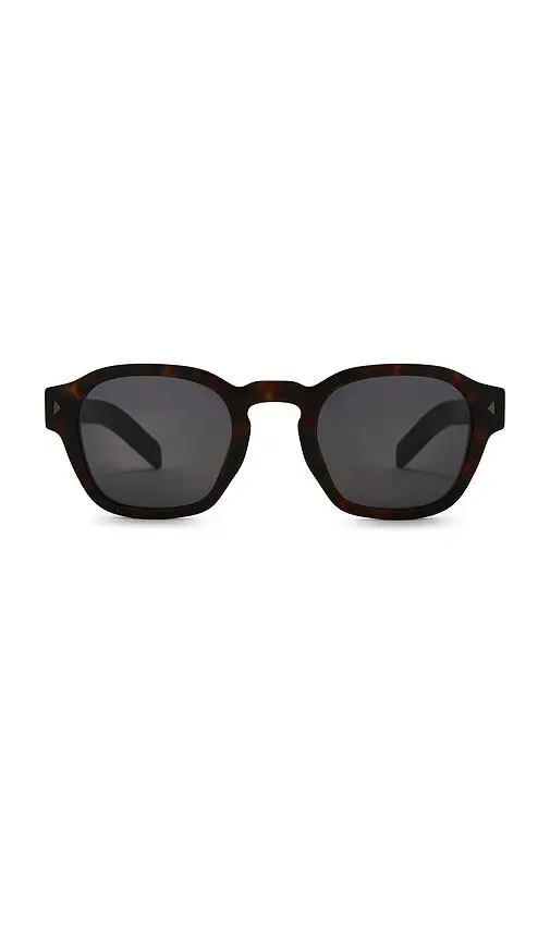 Prada Round Frame Tortoiseshell Sunglasses - Brown