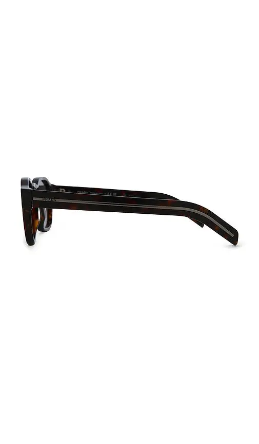 Prada Round Frame Tortoiseshell Sunglasses - Brown